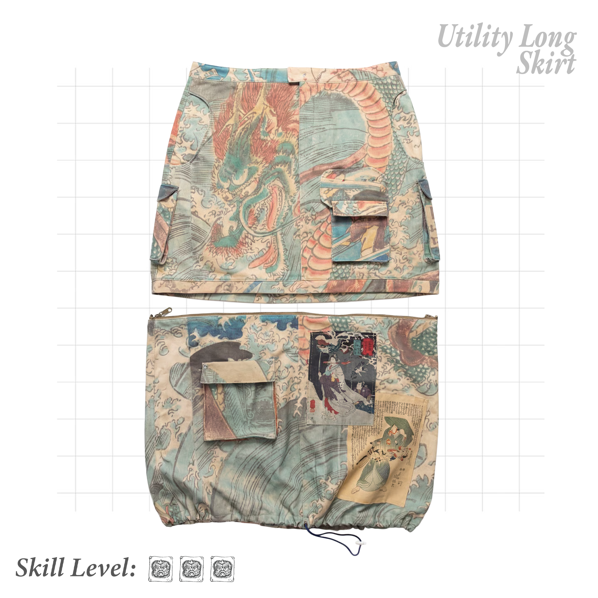 The Atrium Skirt - Sewing Pattern – RoughcutMYOG